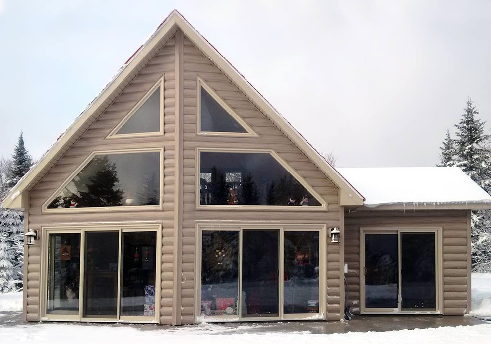 Montebello Vinyl Log Siding - Modern - Exterior - Other - by Kaycan | Houzz