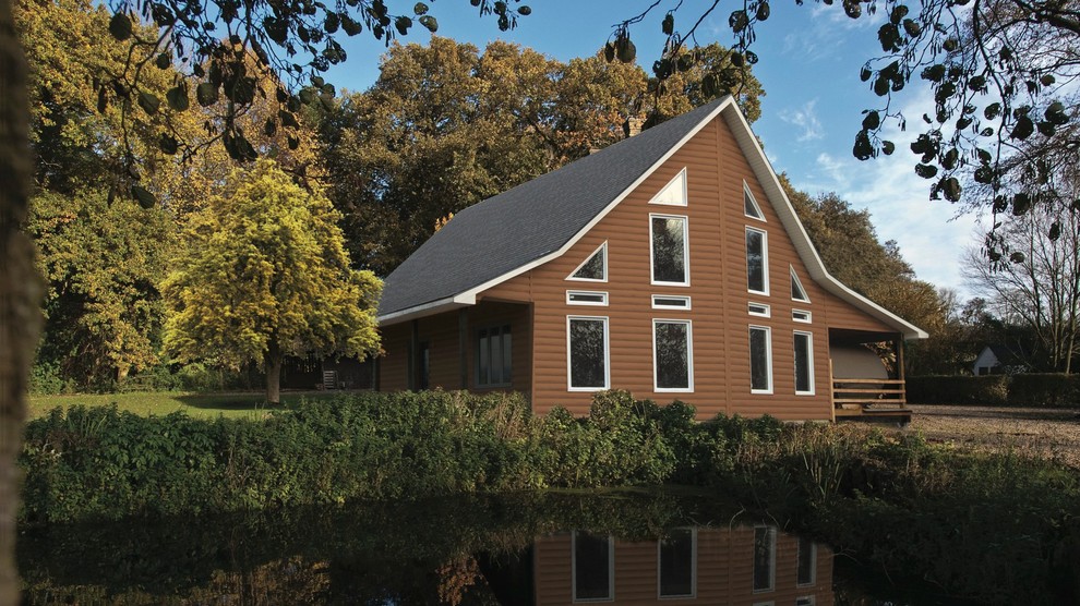 Montebello Vinyl Log Siding - Exterior - Other - by Kaycan | Houzz