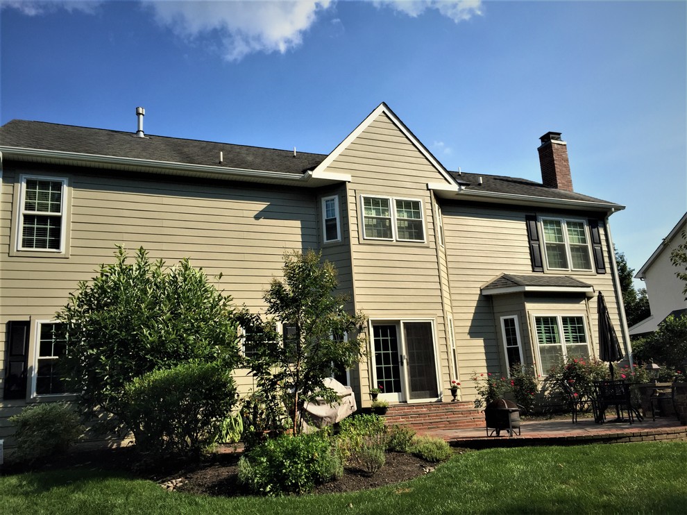 Monterey Taupe Hardie Siding Installed on Home in Doylestown, PA ...