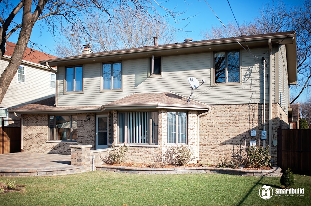 Monterey Taupe James Hardie siding 4'' exp. Smooth Finish - Traditional ...