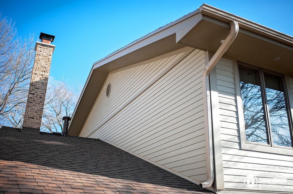 Monterey Taupe James Hardie siding 4'' exp. Smooth Finish - Traditional ...