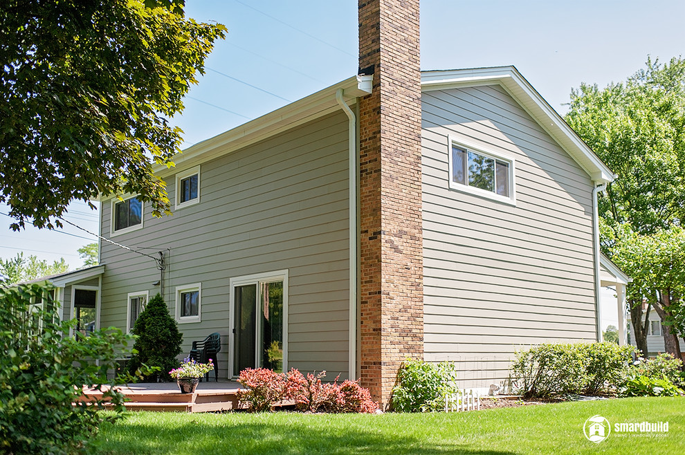 Monterey Taupe James Hardie siding - 6'' exp. Cedarmill Finish ...