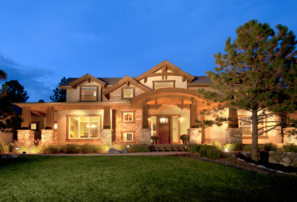 Monument Custom Home - Craftsman - Exterior - Denver - by Solid Rock Custom Homes | Houzz