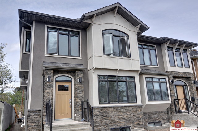 Mount Pleasant Semi-detached Infill - Contemporary - House Exterior ...