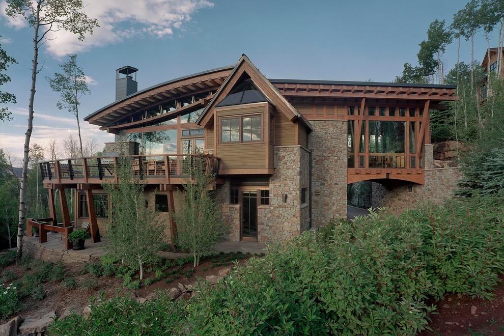 Mountain Chalet - Rustic - Exterior - Denver - by Hagman Architects | Houzz