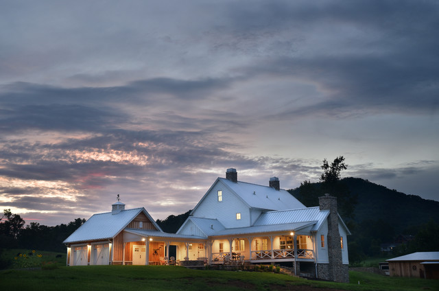 Mountain Farmhouse - Country - Exterior - Other - by Jonathan Miller ...