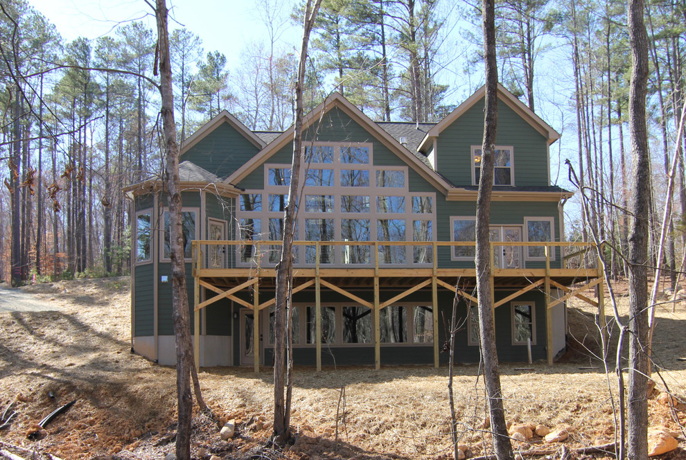 Mountain Home with Window Wall - Contemporary - Exterior - Raleigh - by ...