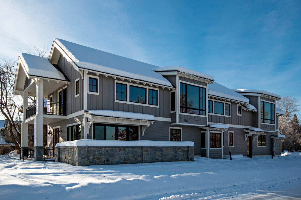 Mountain Lake Home - Rustic - Exterior - Other - by Altius Design Group ...