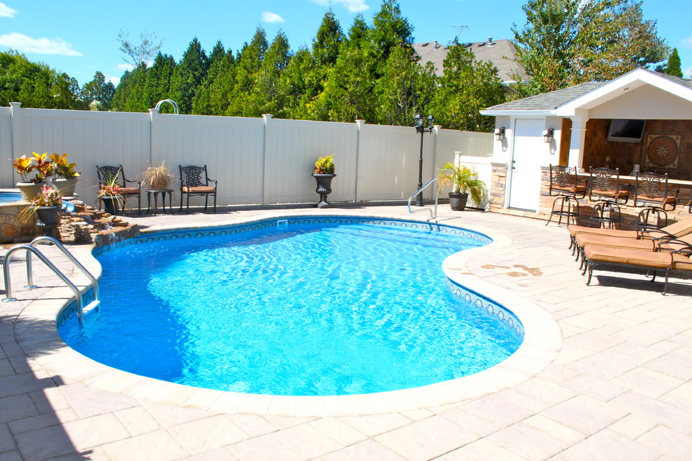 Mountain Lake Pools - Tropical - Pool - New York - by Fuggetta ...