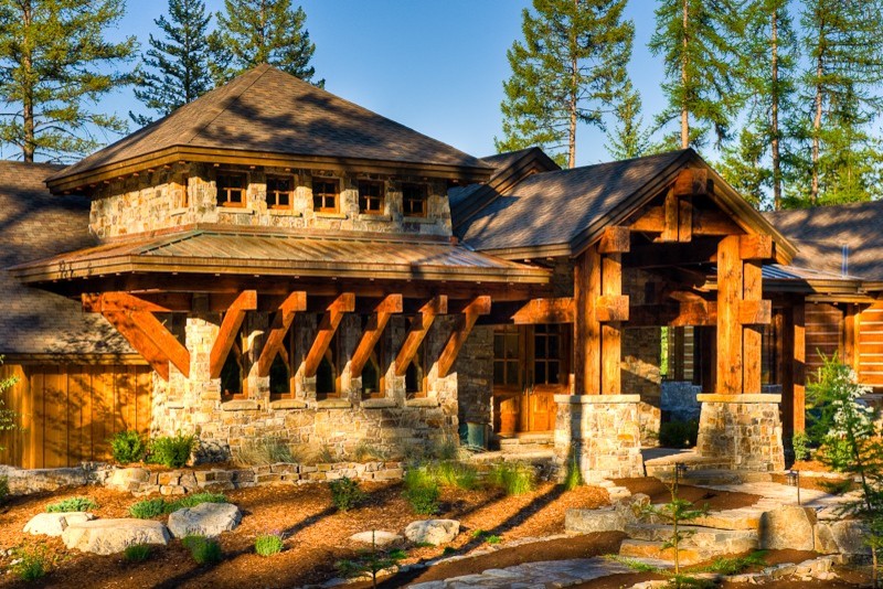Mountain Modern - Rustic - Exterior - Other - by Bear Mountain Builders ...