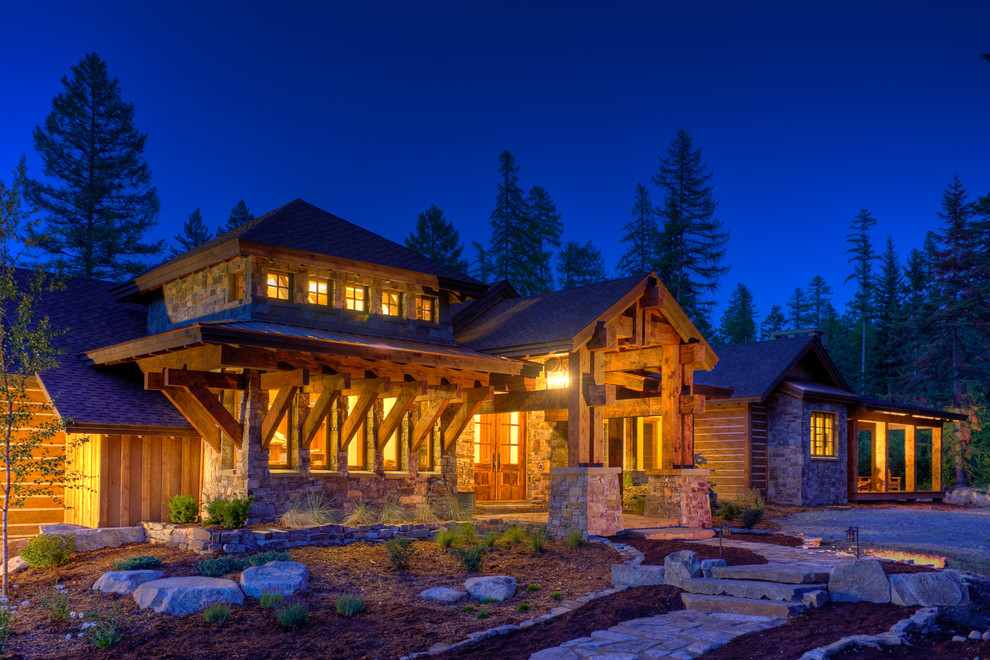 Mountain Modern - Rustic - Exterior - Other - by Bear Mountain Builders ...