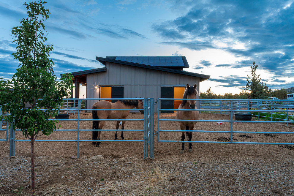 Mountain-Modern Ranch Barn, House & Casita on Rabbit Hill - Modern ...