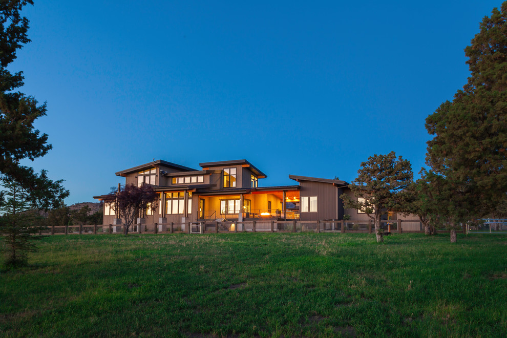 Mountain-Modern Ranch Home & Casita on Rabbit Hill - Modern - Exterior ...