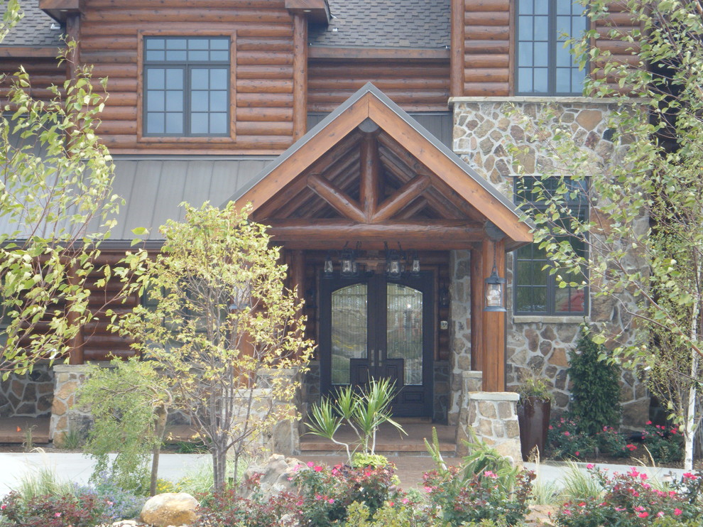 Mountain Rustic Retreat - Rustic - Exterior - Omaha - by Advanced House ...