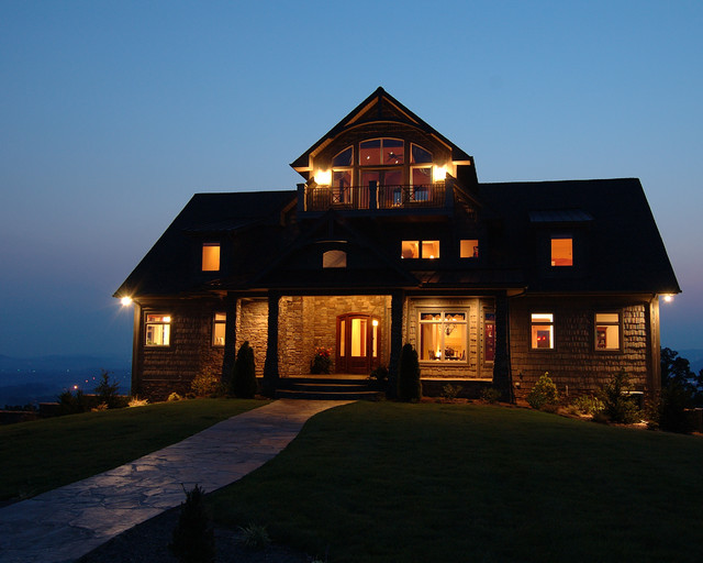 Mountain Top Home - Traditional - House Exterior - Charlotte - by ...