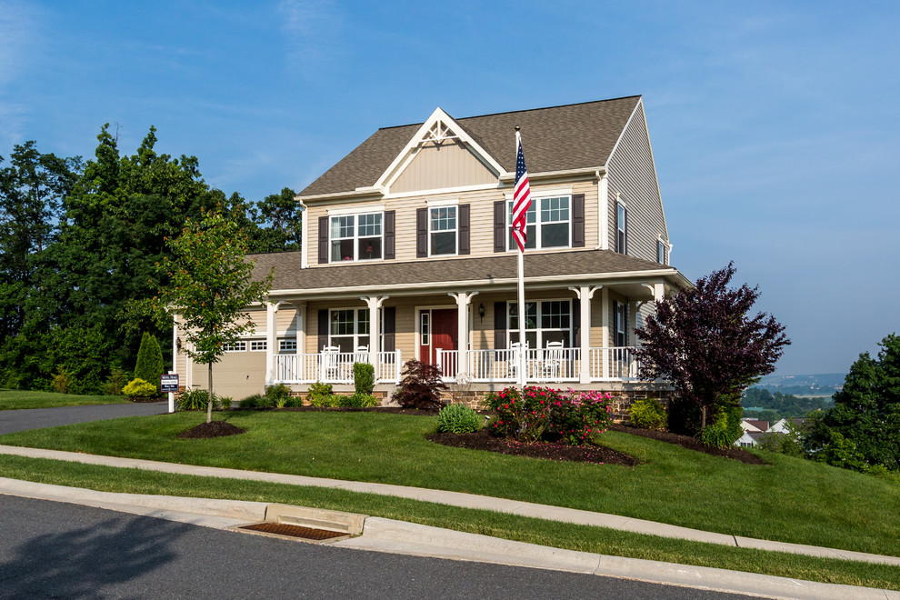 MountainView New Home Community - Model Home Exterior - Traditional ...