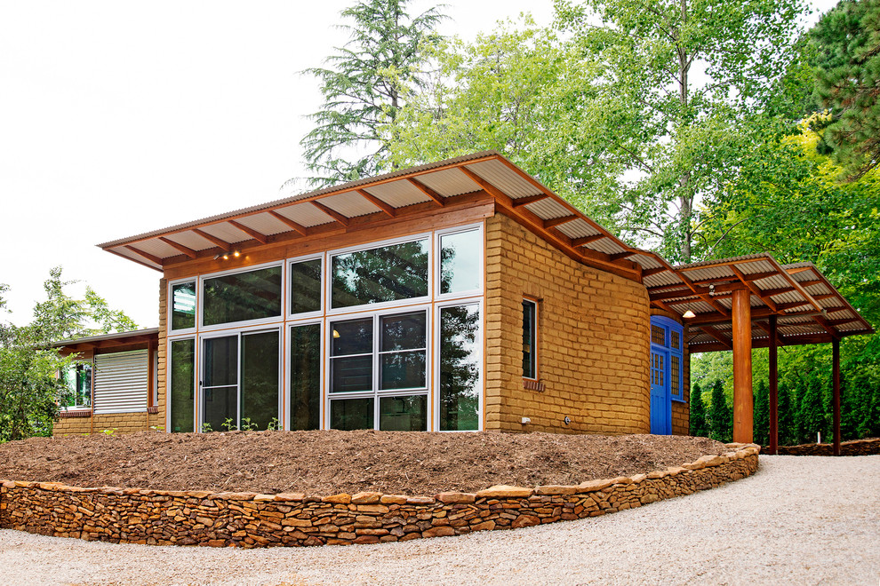 MUD BRICK NEW BUILD - Contemporary - Exterior - Sydney - by Craig ...