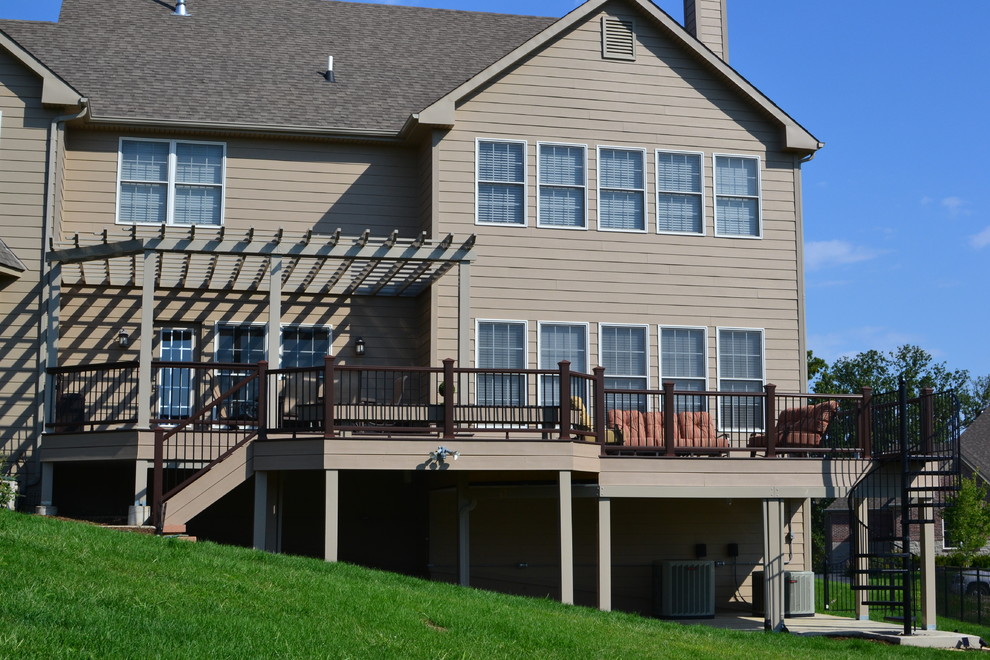 Multi-Level Deck - Traditional - Exterior - St Louis - by User | Houzz