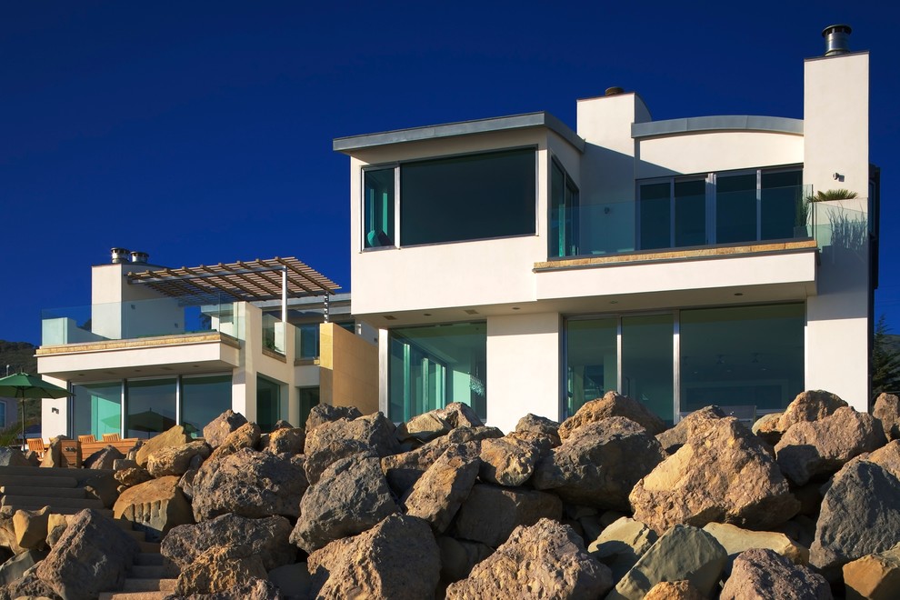 Mussel Shoals Beach House - Modern - Exterior - Santa Barbara - by ...