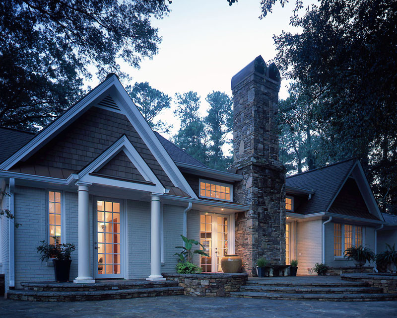 Nancy Creek ranch conversion - Traditional - Exterior - Atlanta - by ...