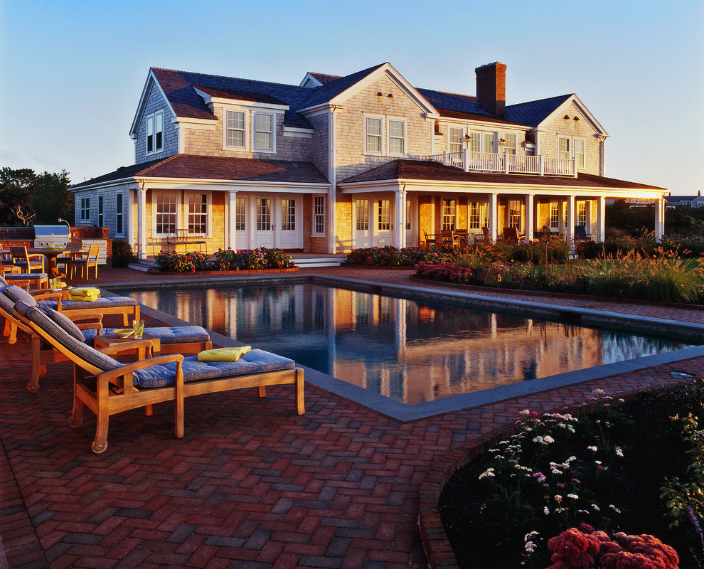 Custom Nantucket Home - Beach Style - Exterior - Boston - by J. Graham ...