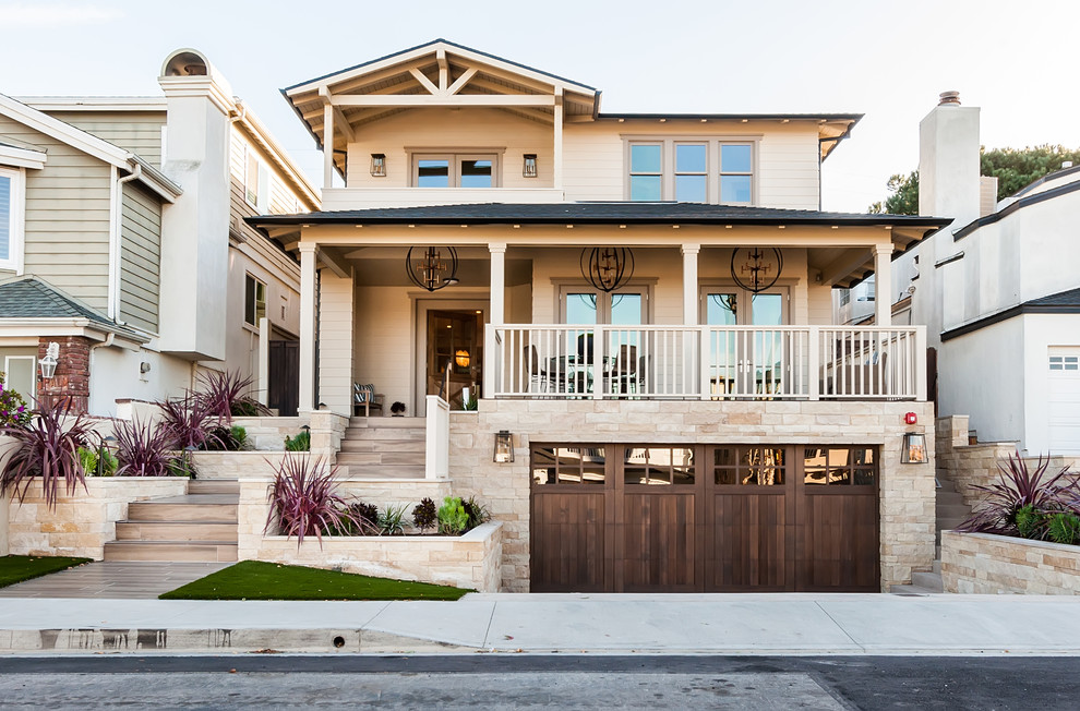 Napa Inspired Manhattan Beach Tree Section - Transitional - Exterior ...