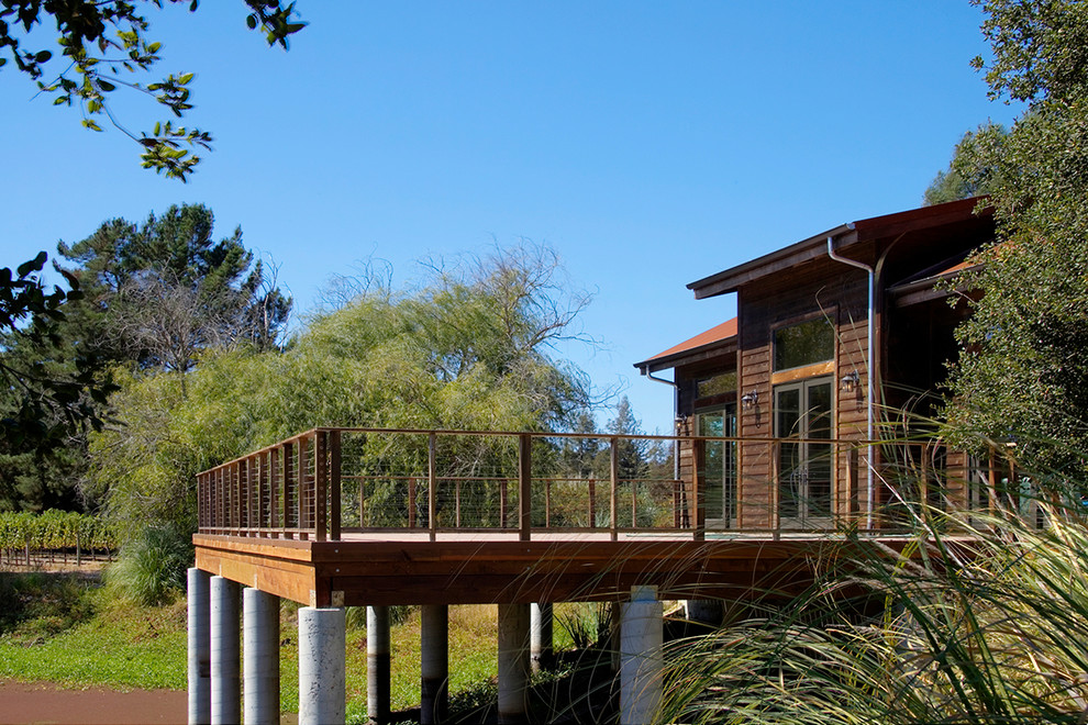 Napa Rustic Dock House & Barn - Rustic - Exterior - San Francisco - by ...