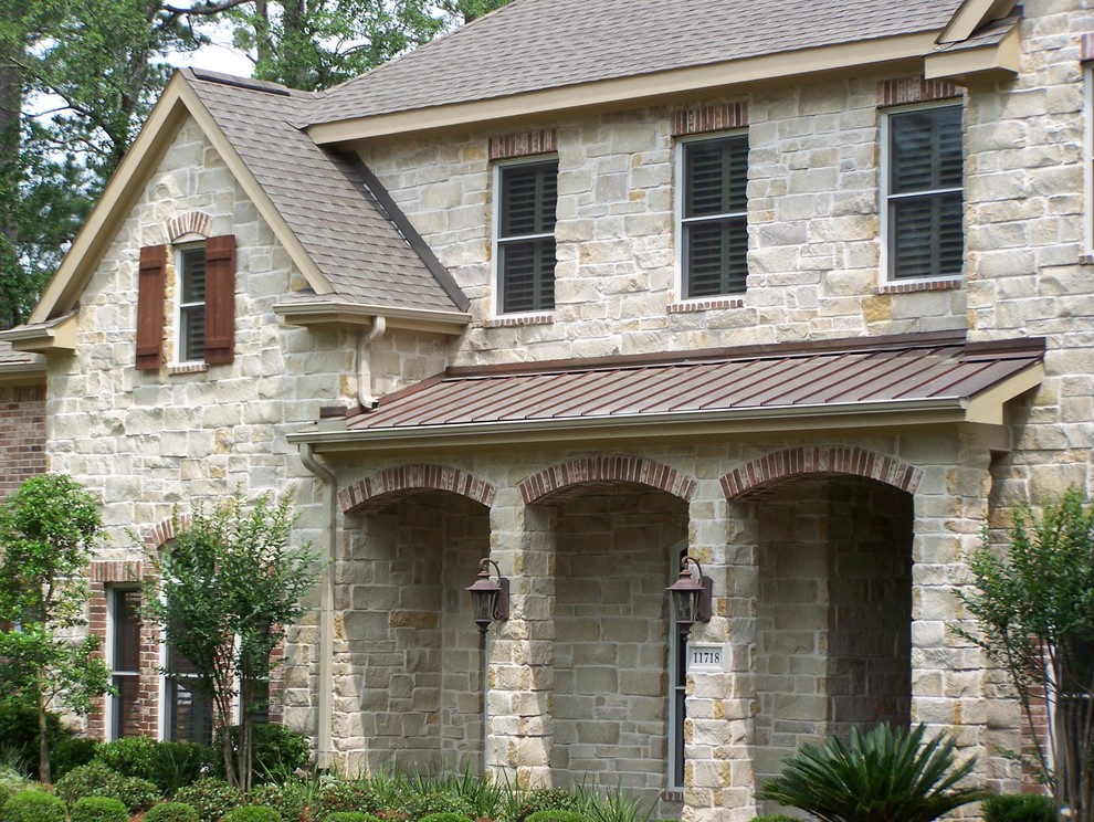 Natural Stone Exterior - Traditional - Exterior - Houston - by Alamo ...