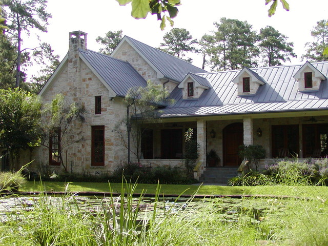 Natural Stone Exterior - Traditional - House Exterior - Houston - by ...
