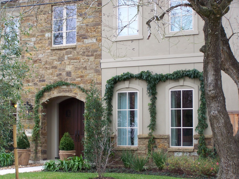 Natural Stone Exterior - Traditional - House Exterior - Houston - by ...