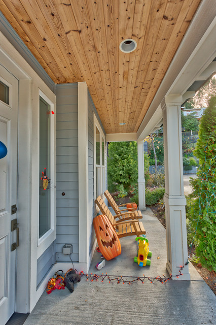 Natural Tongue And Groove Soffit - Craftsman - Exterior - Seattle - by ...