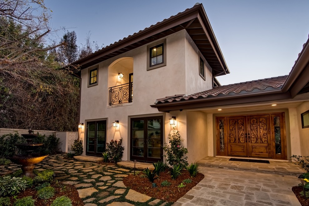 Nellie Gale Estate - Mediterranean - Exterior - Orange County - by ...