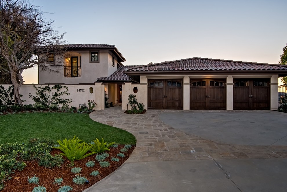 Nellie Gale Estate - Mediterranean - Exterior - Orange County - by ...