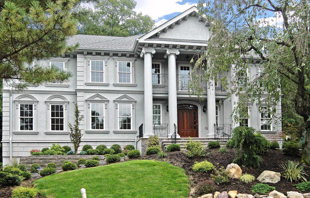 Neo-classical, colonial house - Traditional - Exterior - New York - by ...