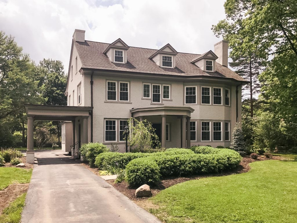 Neo-classical colonial restoration - Traditional - House Exterior ...