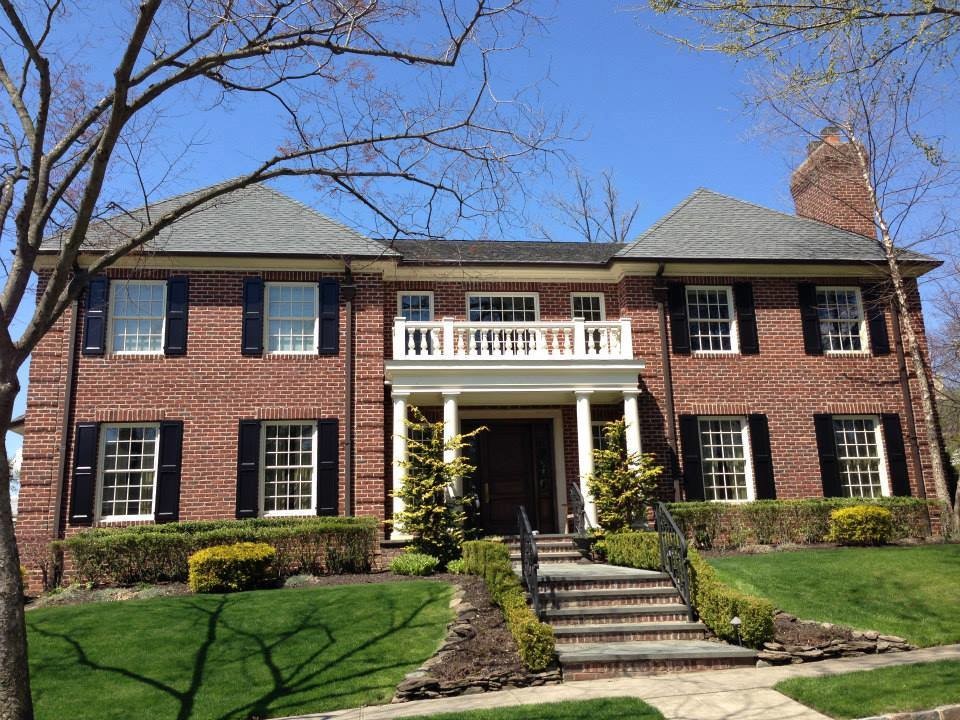 New Colonial Home Douglaston Manor - Traditional - Exterior - New York ...