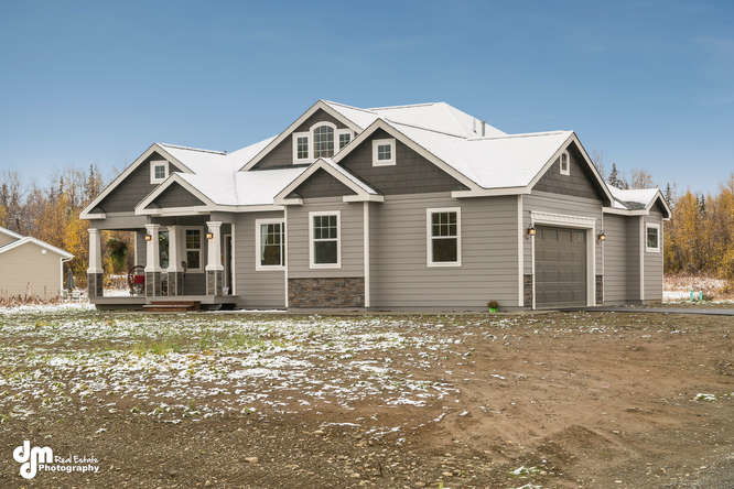 New Construction of Ranch House Plan 3245 - Craftsman - Exterior - New ...