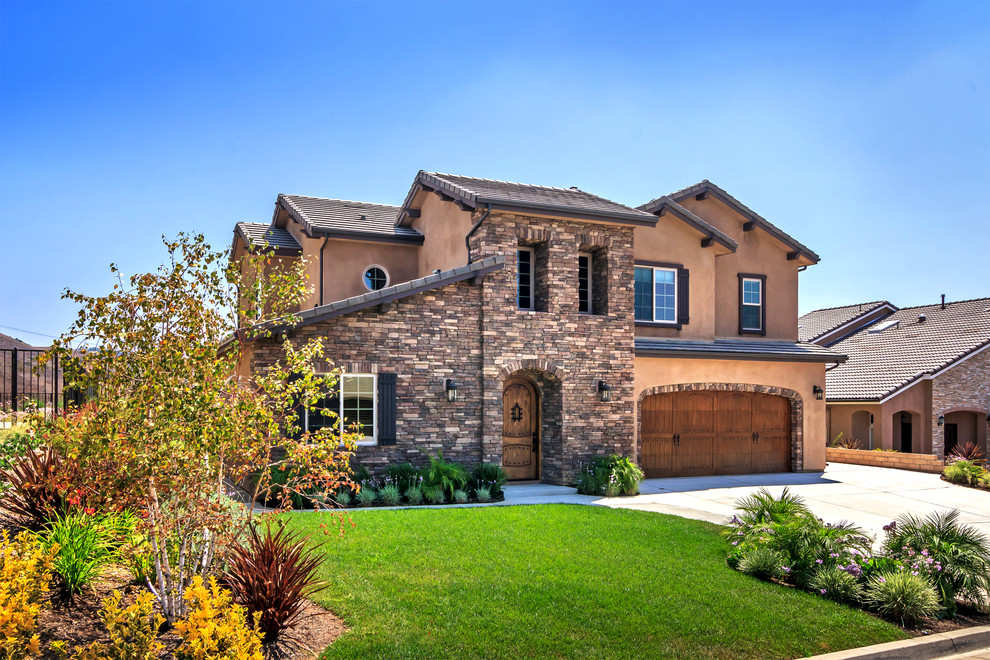 New Custom Home - Mediterranean - Exterior - Orange County - by RVM ...