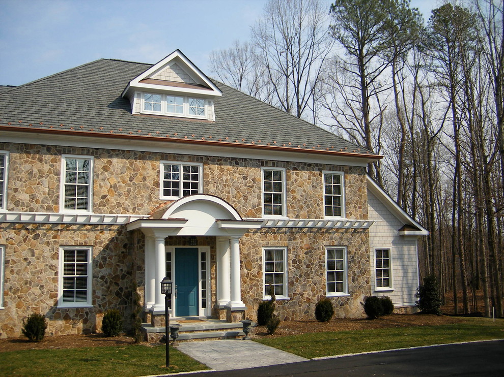 New England Neo Colonial - Traditional - Exterior - Richmond - by Mark ...