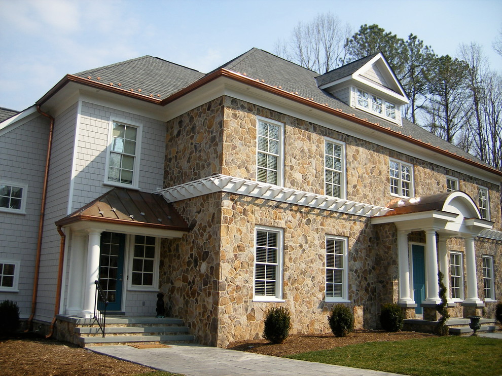 New England Neo Colonial - Traditional - Exterior - Richmond - by Mark ...
