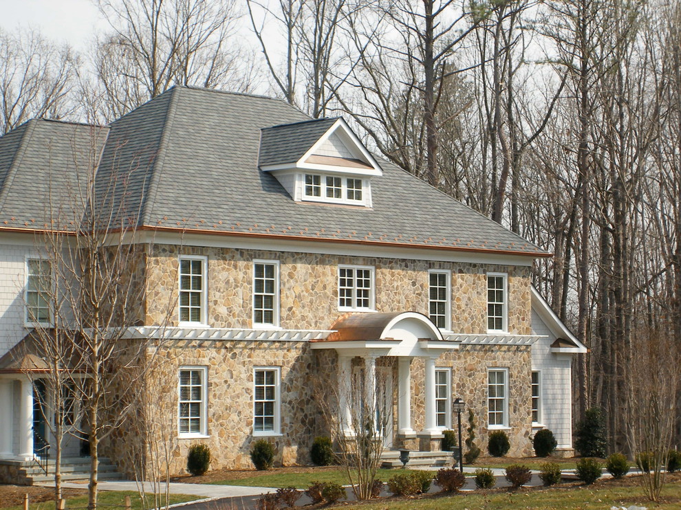 New England Neo Colonial - Traditional - Exterior - Richmond - by Mark ...