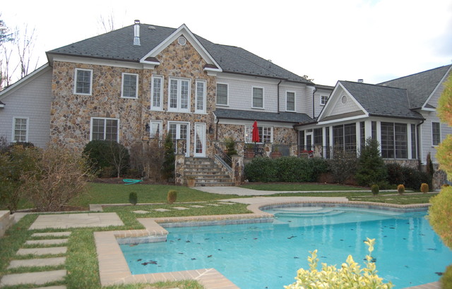 New England Neo Colonial - Traditional - Exterior - Richmond - by Mark ...