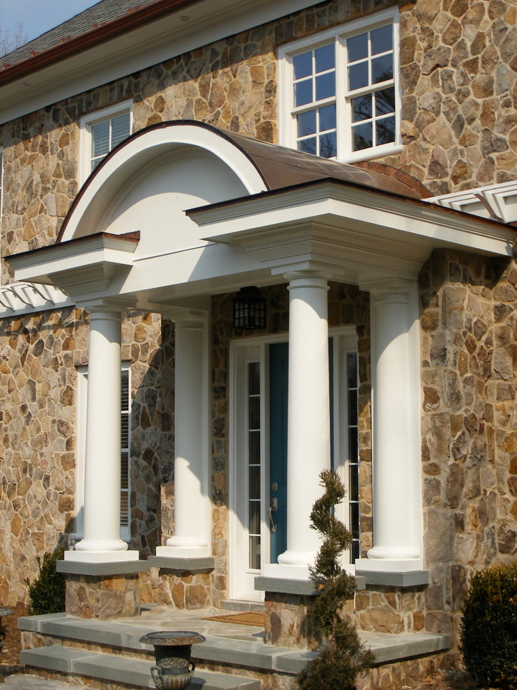 New England Neo Colonial - Traditional - House Exterior - Richmond - by ...