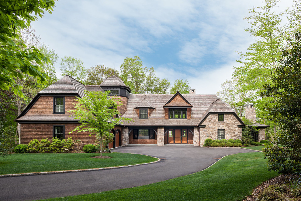 New England Shingle Style Cottage - Traditional - Exterior - New York ...