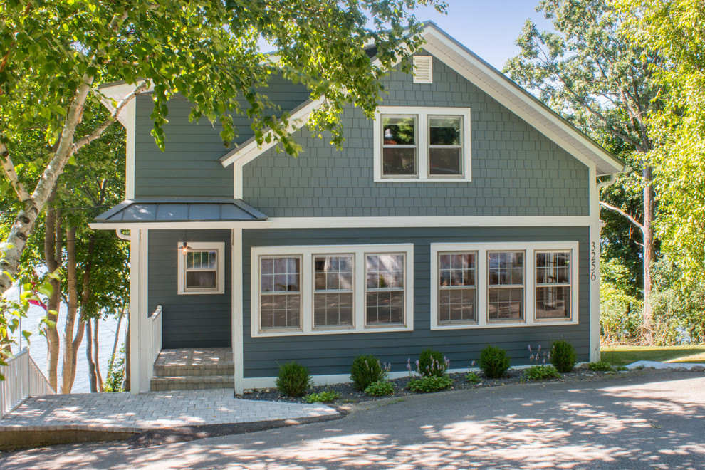 New Exterior with Metal Roof - Beach Style - Exterior - Milwaukee - by ...