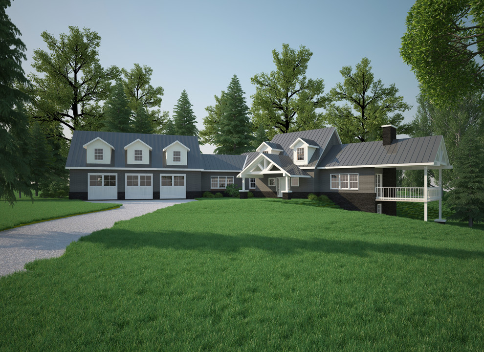 New Farm House - Farmhouse - Exterior - Other - by Gaskill Architecture ...