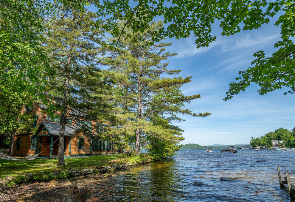 New Hampshire Lake House - Craftsman - Exterior - Boston - by Cummings ...