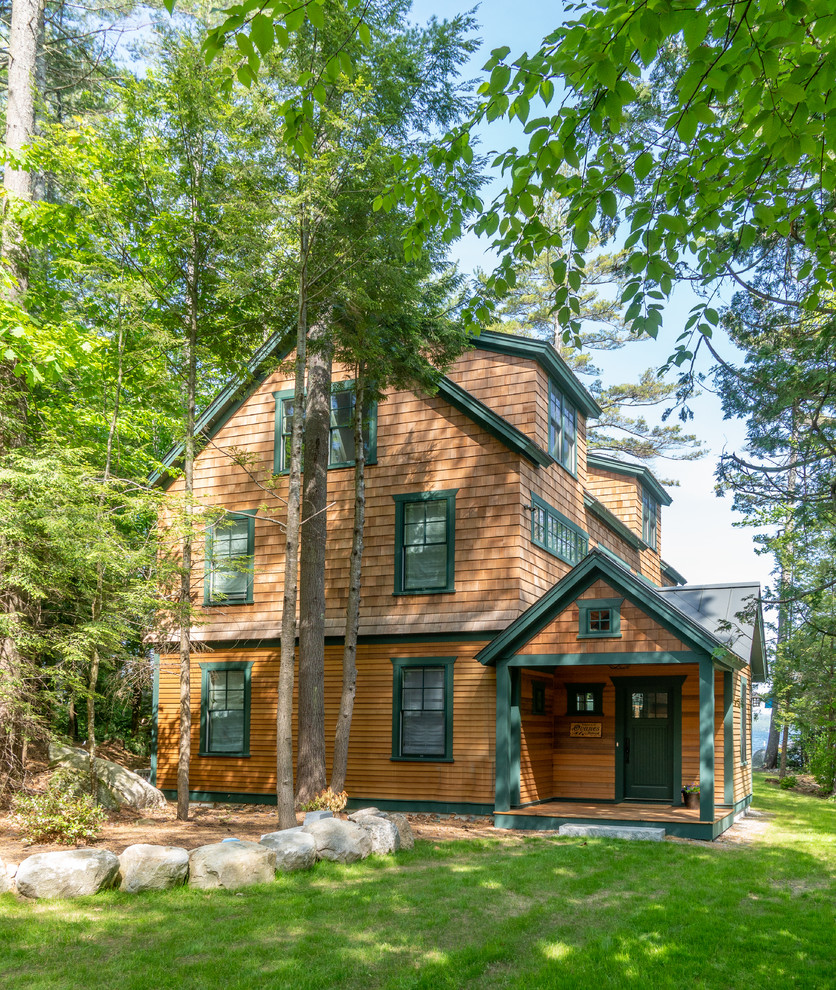 New Hampshire Lake House - Craftsman - Exterior - Boston - by Cummings ...
