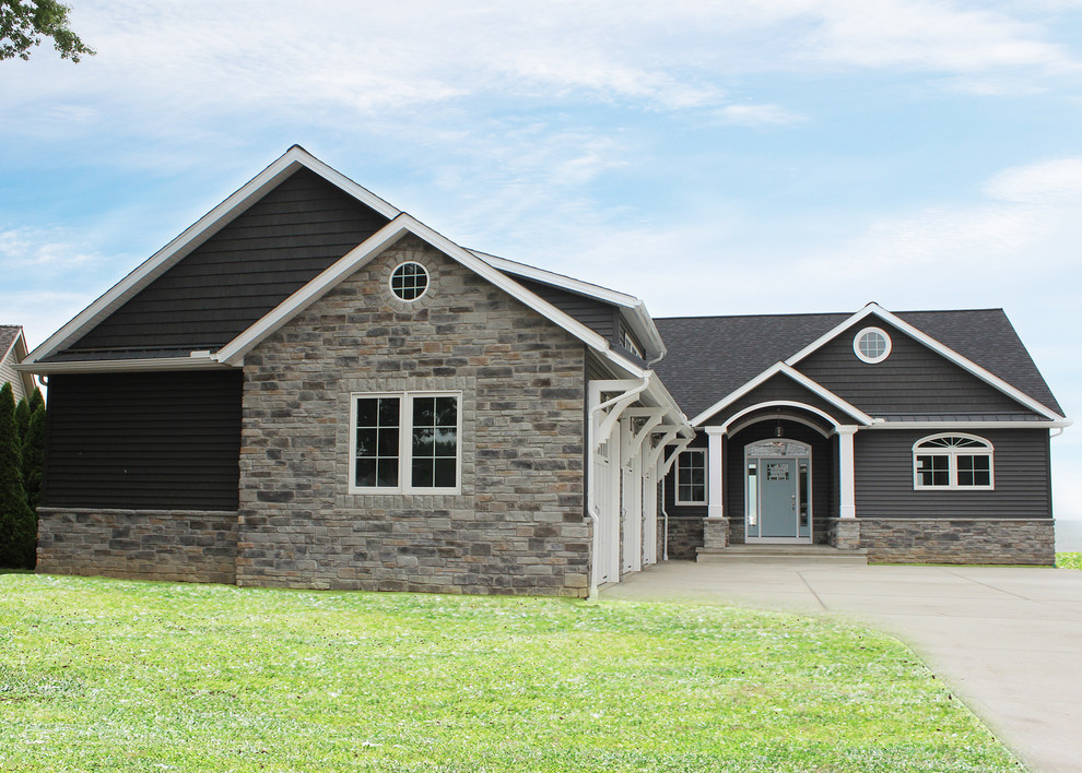 New Home Build on the lake - Transitional - Exterior - Cleveland - by ...