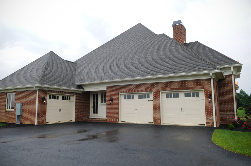 New Home - Colonial Style Estate - Traditional - Garage - Philadelphia ...